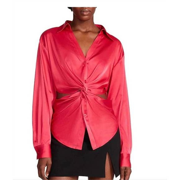 Steve Madden | Tops | New Steve Madden Elle Top In Hot Pink | Poshmark